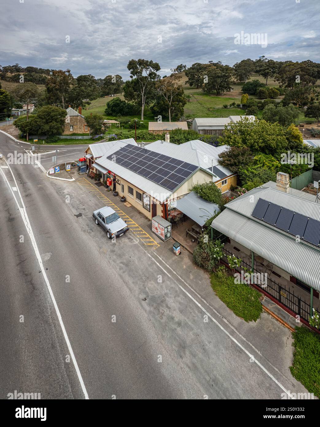 Aerial photo of Historic Post Office in Kangarilla, South Australia ...