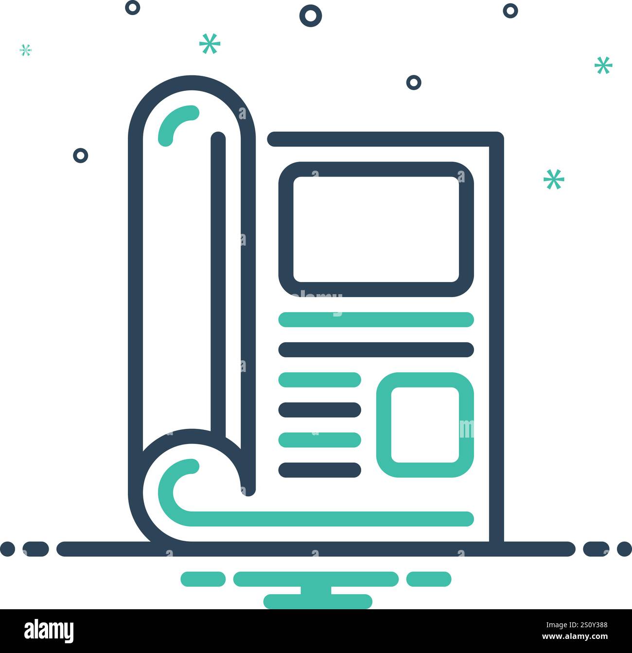 Icon for magazine, journal Stock Vector Image & Art - Alamy