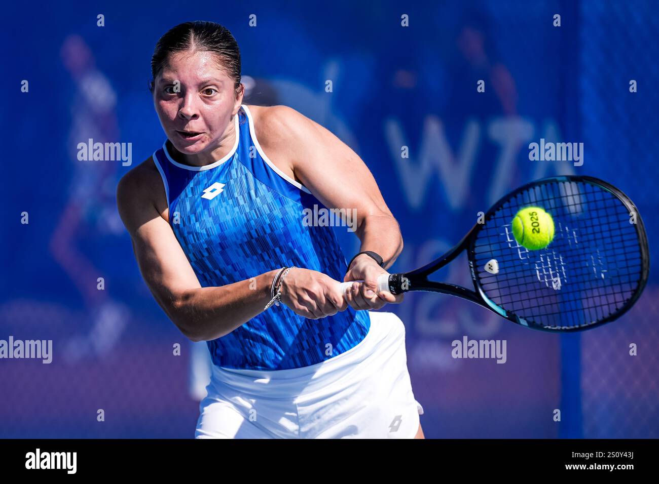 Canberra, Australia; 30th Dec 2024: Antonia Ružić of Croatia is ...