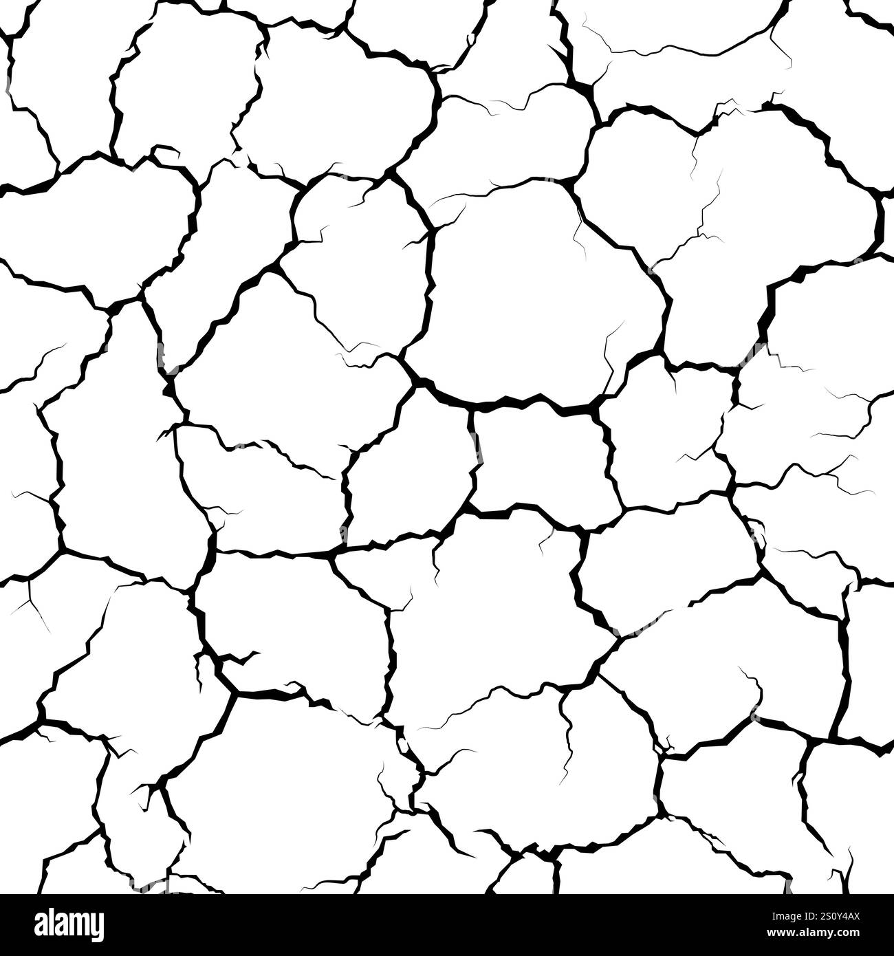 dry cracked ground seamless pattern background Stock Vector Image & Art ...