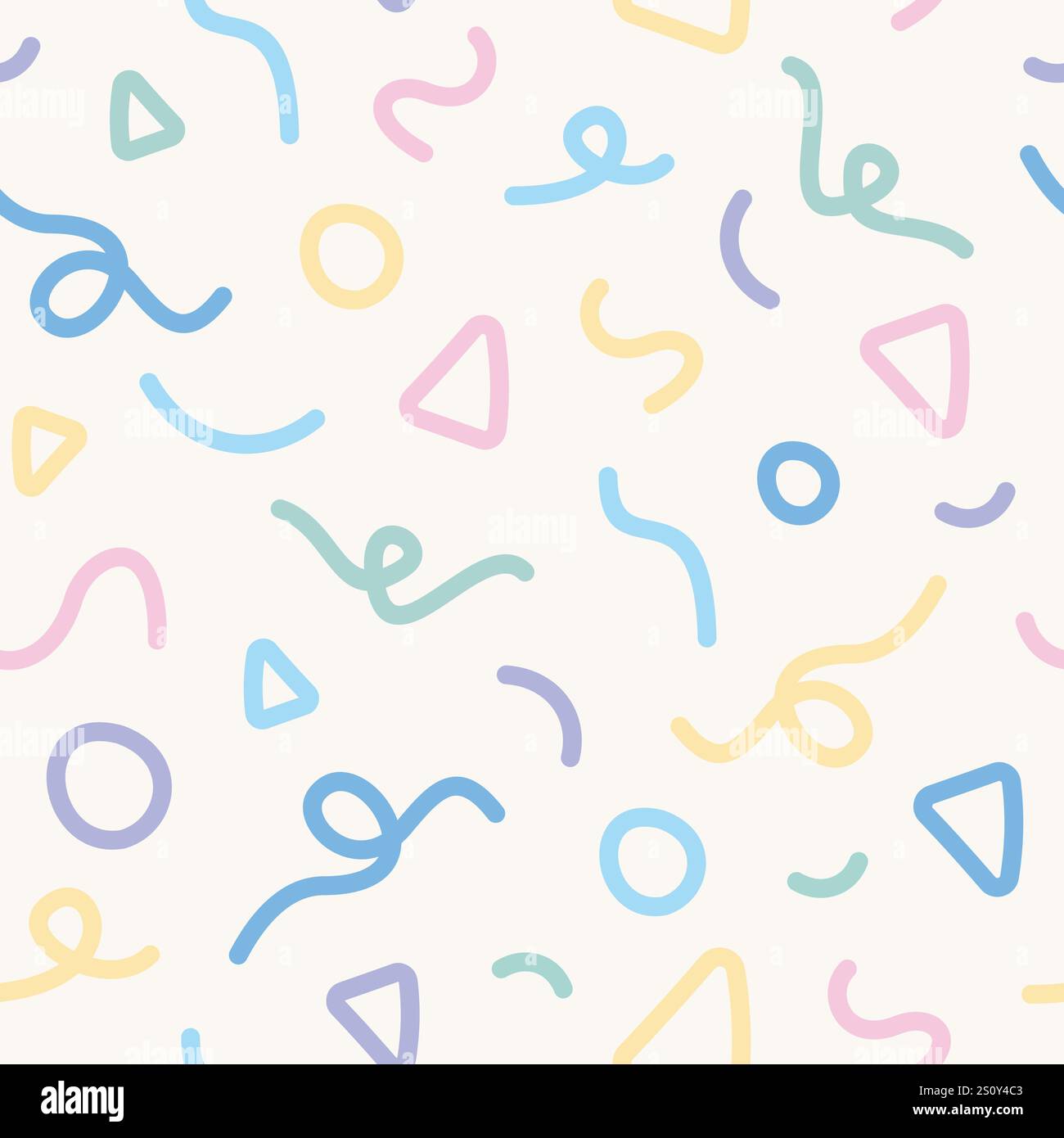 colorful cute memphis background, abstract seamless pattern vector ...