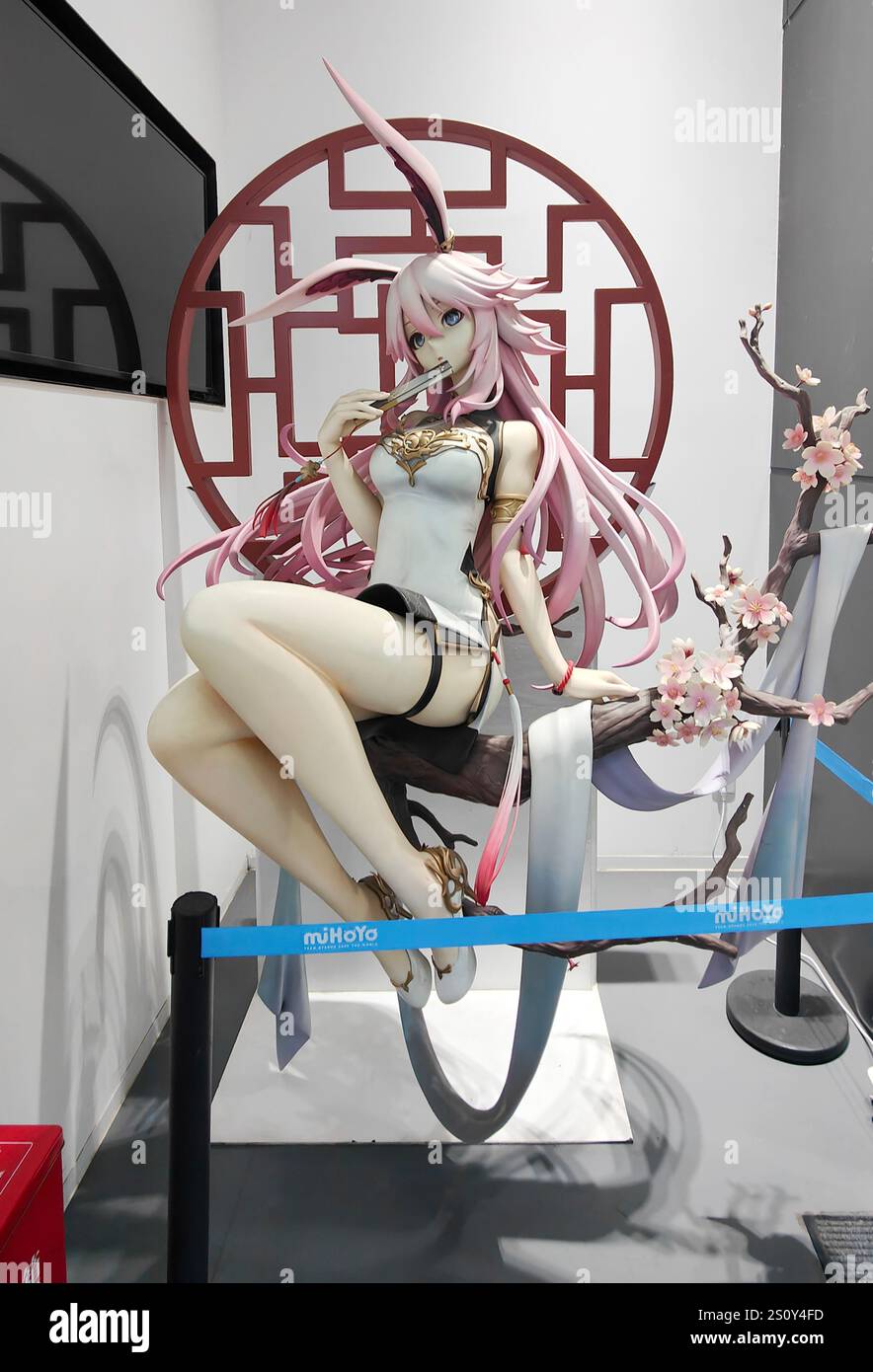 Shanghai, China. 30th Dec, 2024. A view shows the headquarters of the gaming company Mihoyo in ...