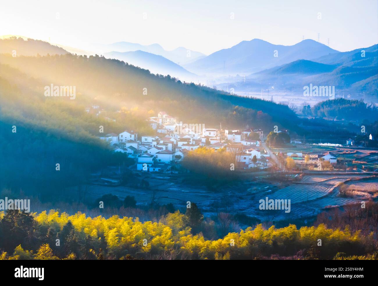 Beijing, China. 29th Dec, 2024. An aerial drone photo taken on Dec. 29 ...