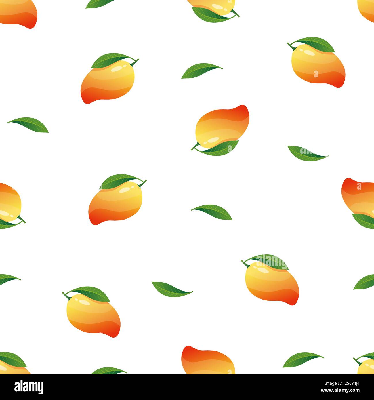 simple mango fruit seamless pattern design Stock Vector Image & Art - Alamy