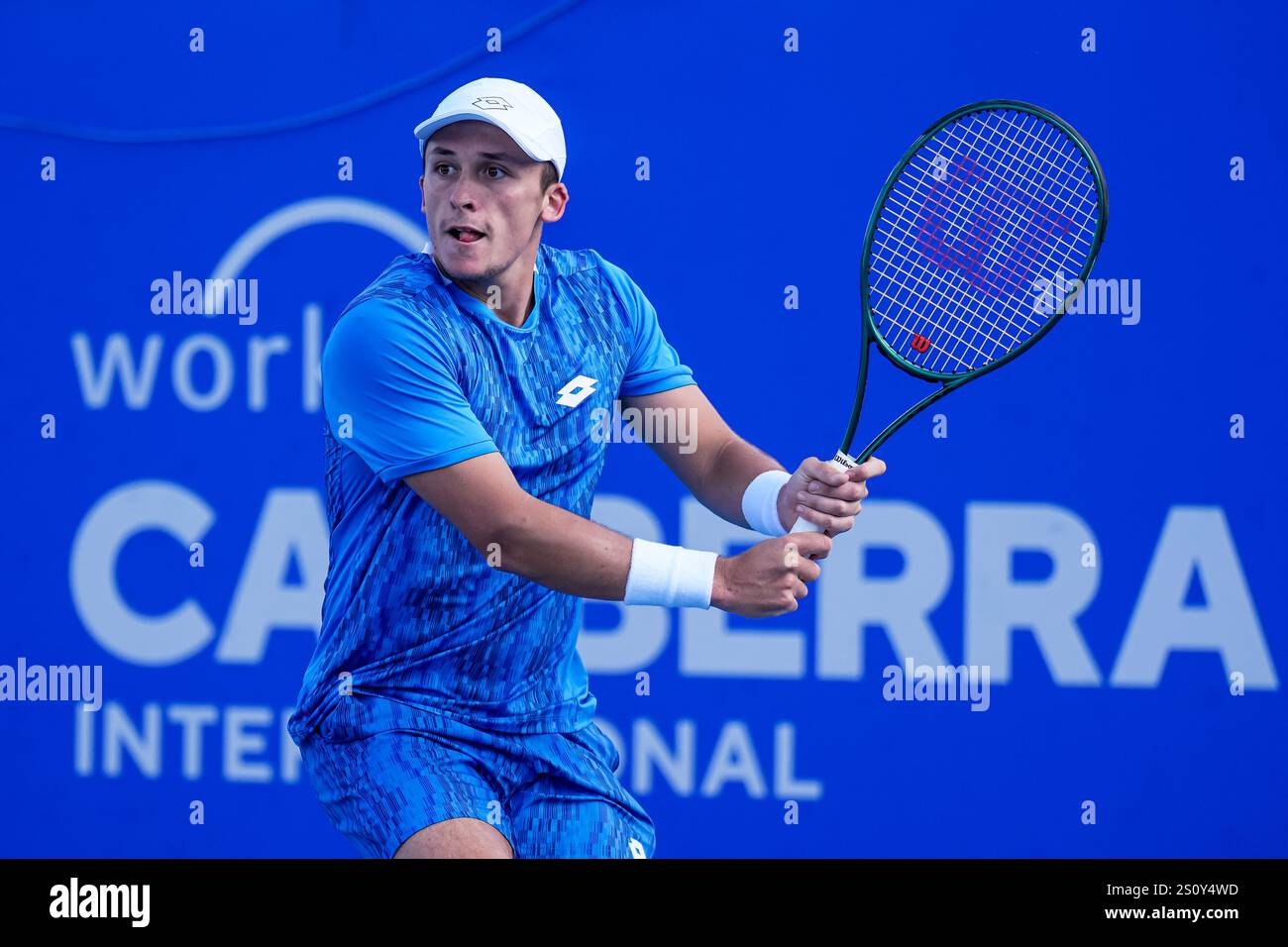 Canberra, Australia; 30th Dec 2024: Harold Mayot of France is pictured ...