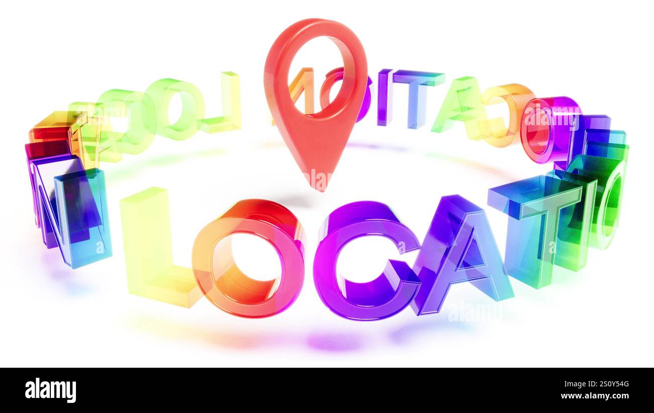 Location mark red color hi-res stock photography and images - Alamy