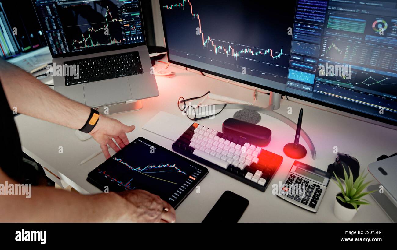 Cryptocurrency Charts Data Analysis computer office equipment ...