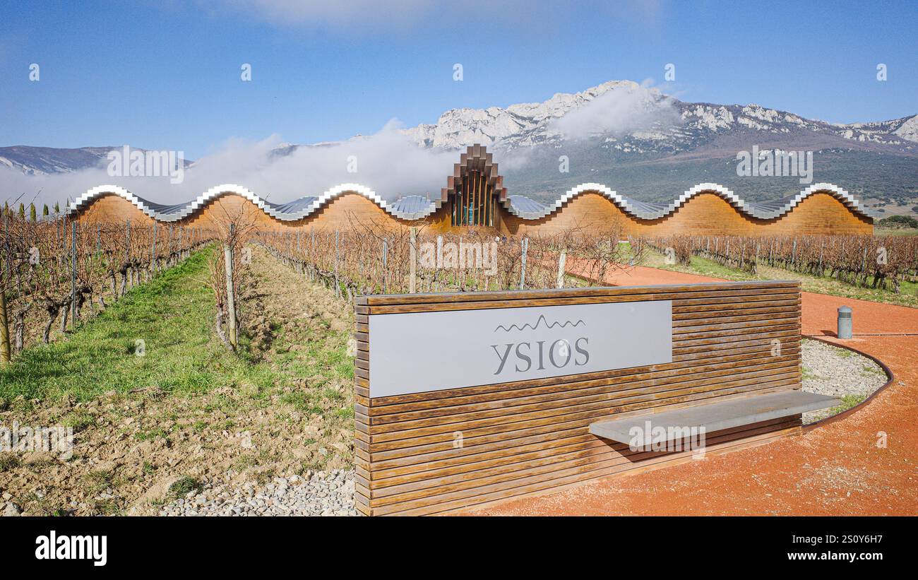Laguardia, Spain - 28 Dec, 2024: Bodegas Ysios winery, designed by ...