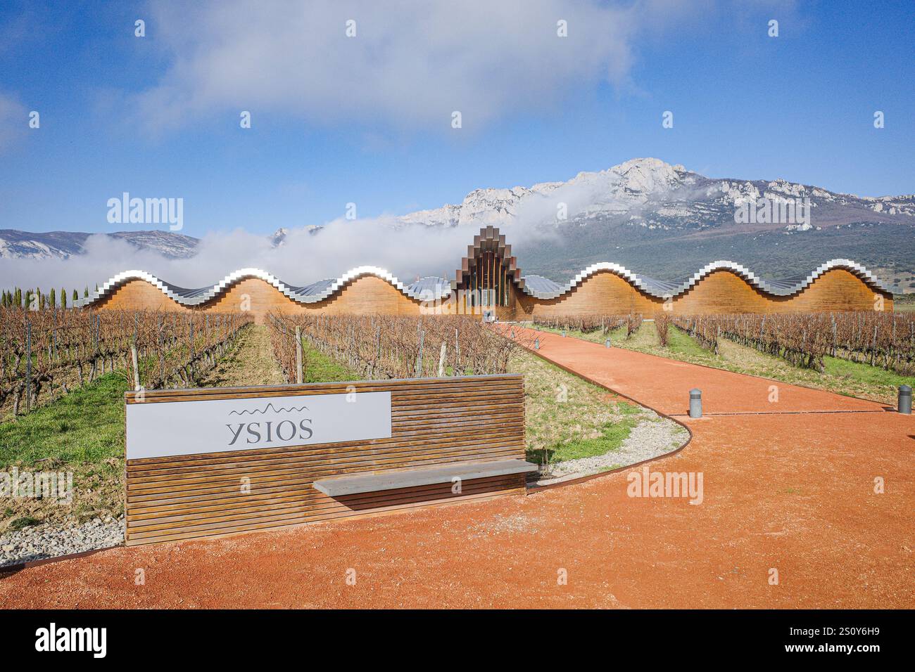 Laguardia, Spain - 28 Dec, 2024: Bodegas Ysios winery, designed by ...