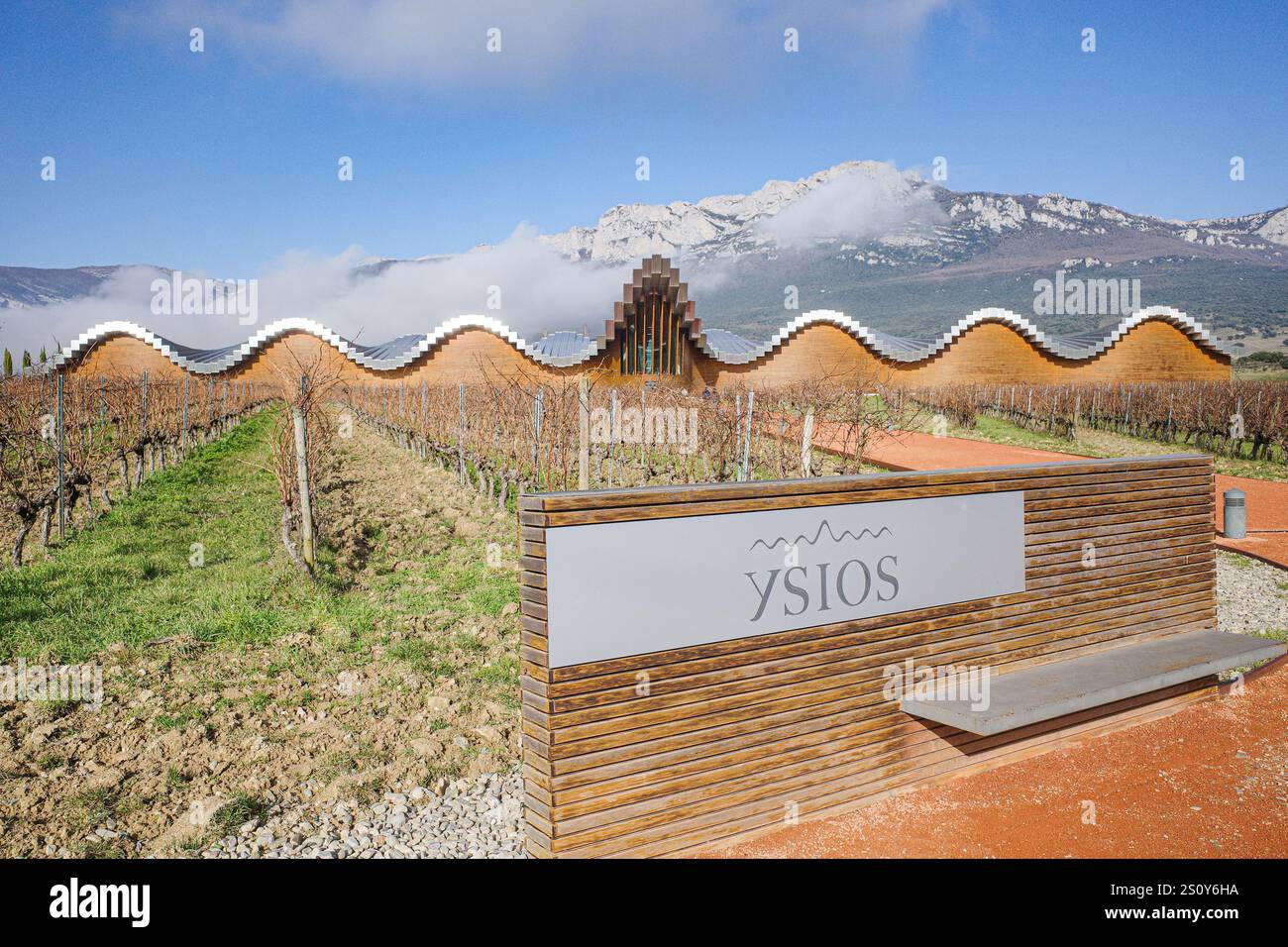 Laguardia, Spain - 28 Dec, 2024: Bodegas Ysios winery, designed by ...