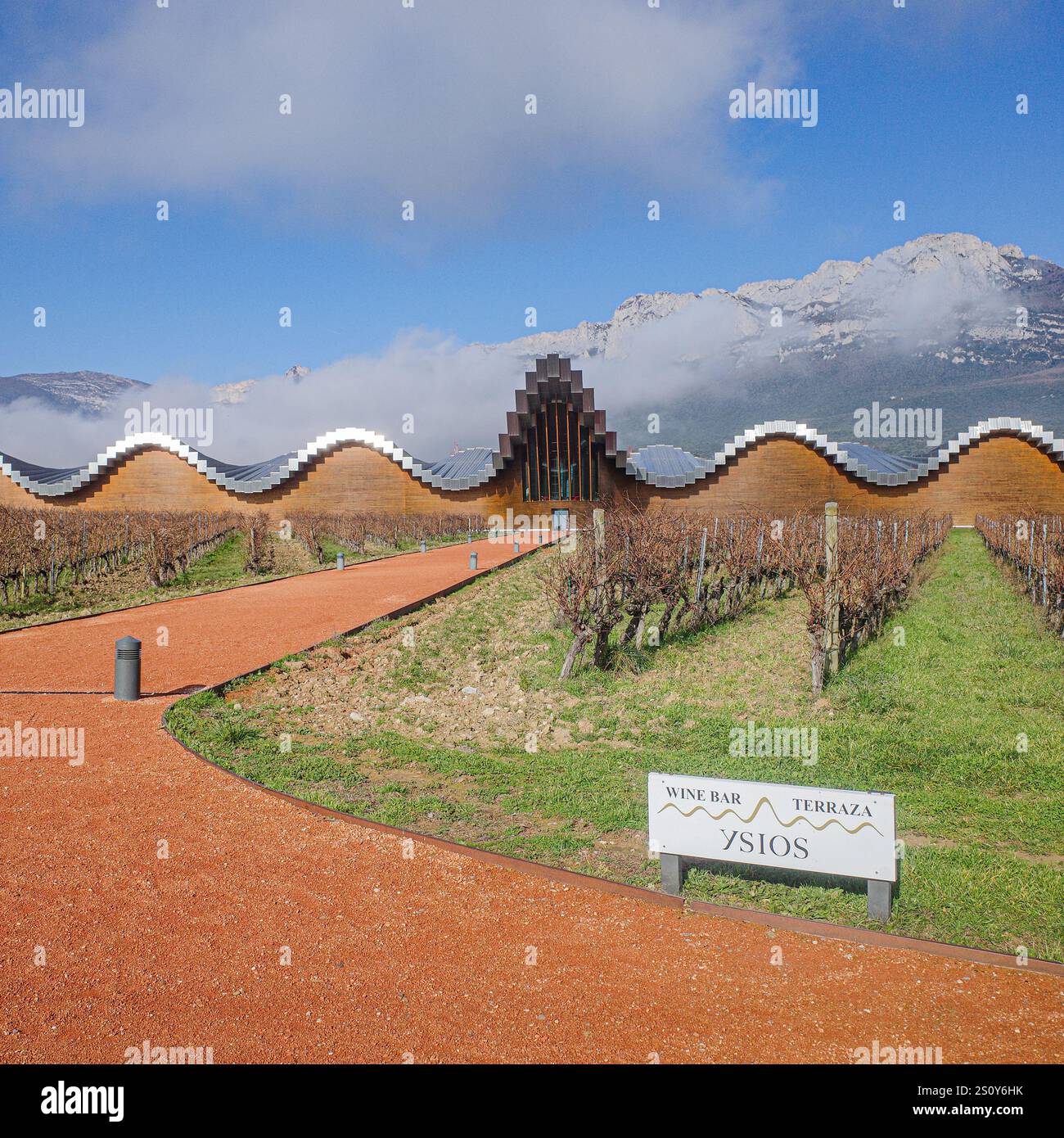 Laguardia, Spain - 28 Dec, 2024: Bodegas Ysios winery, designed by ...