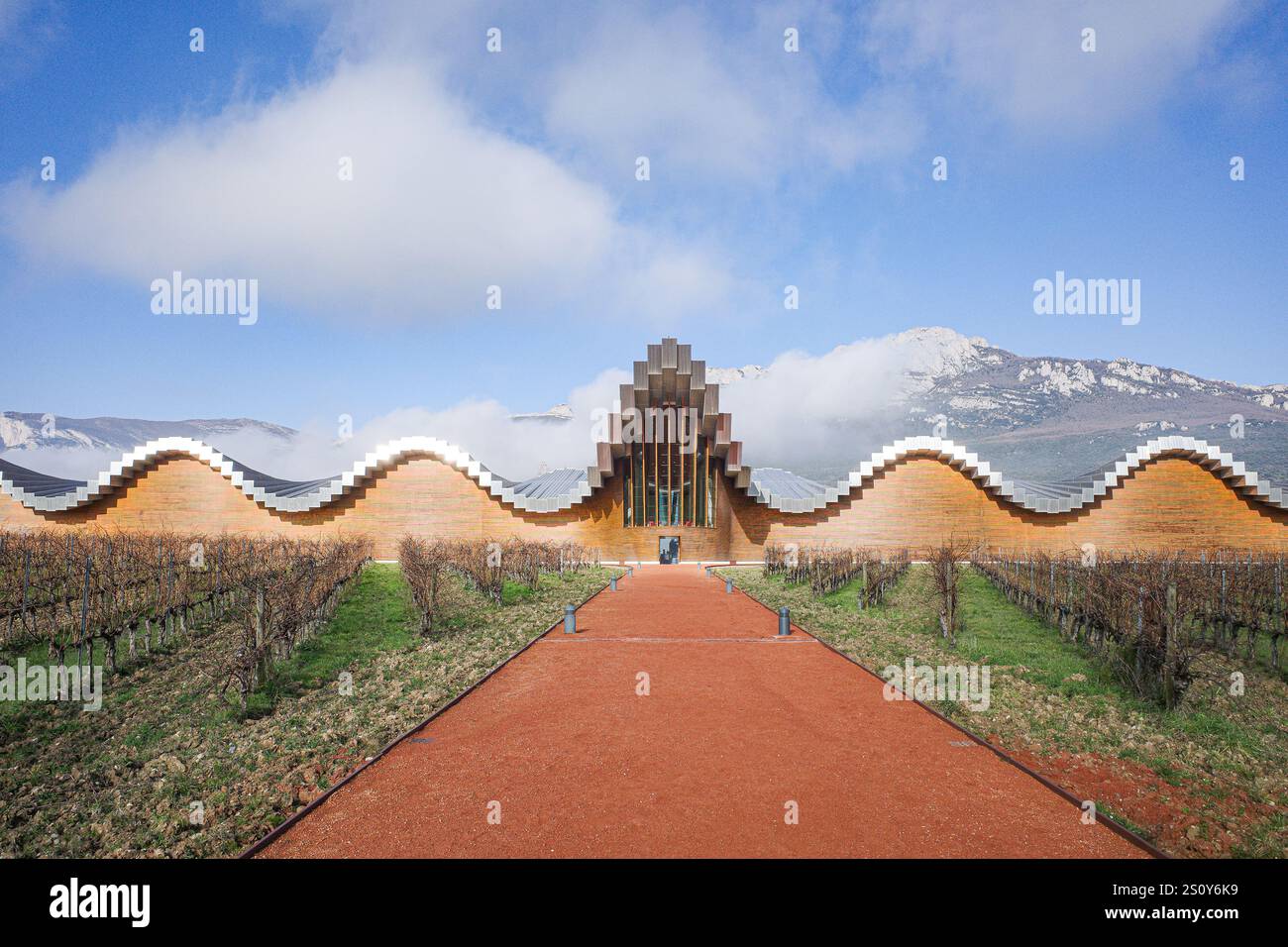 Laguardia, Spain - 28 Dec, 2024: Bodegas Ysios winery, designed by ...