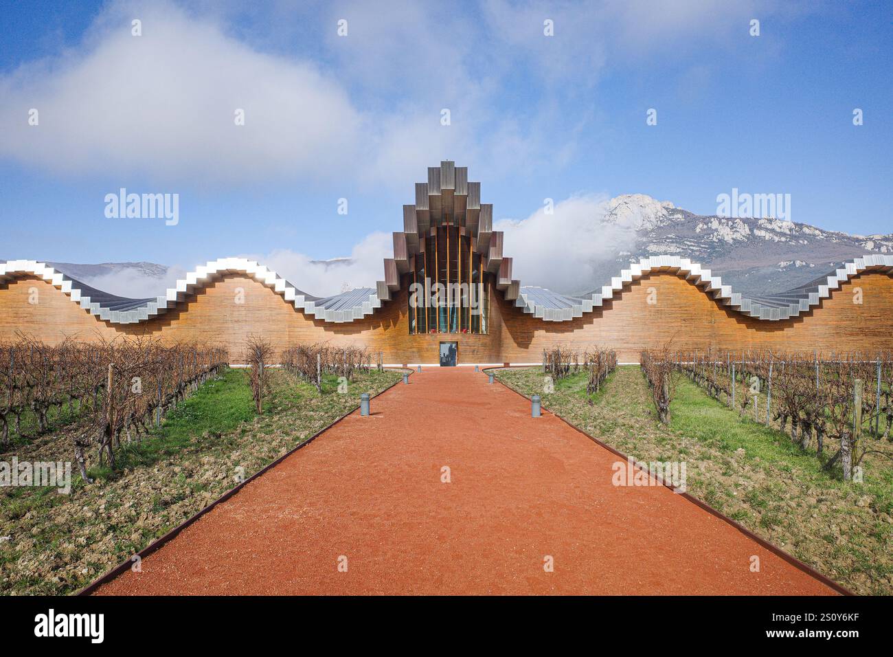 Laguardia, Spain - 28 Dec, 2024: Bodegas Ysios winery, designed by ...