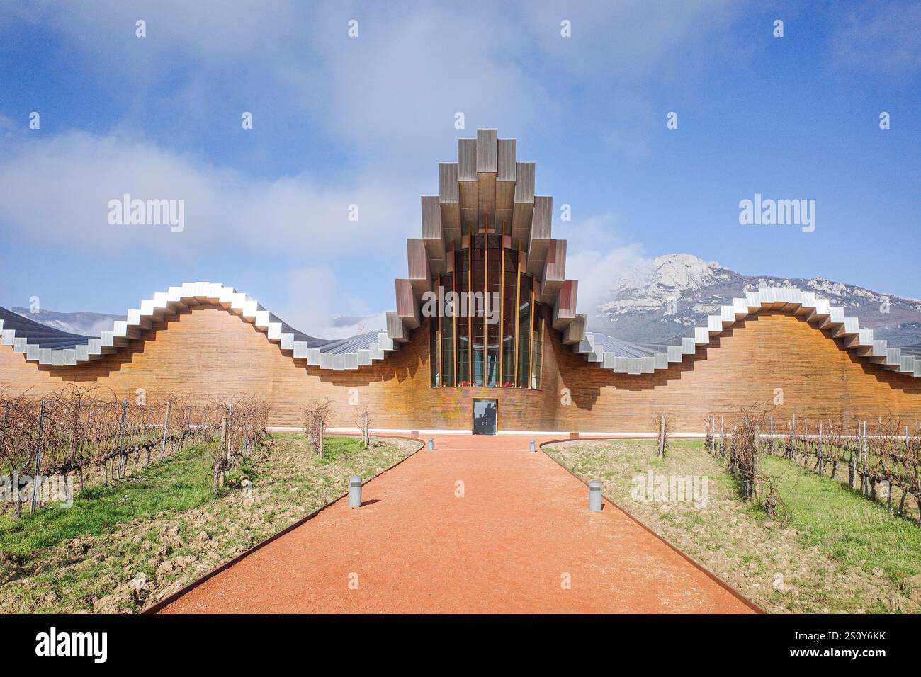 Laguardia, Spain - 28 Dec, 2024: Bodegas Ysios winery, designed by ...