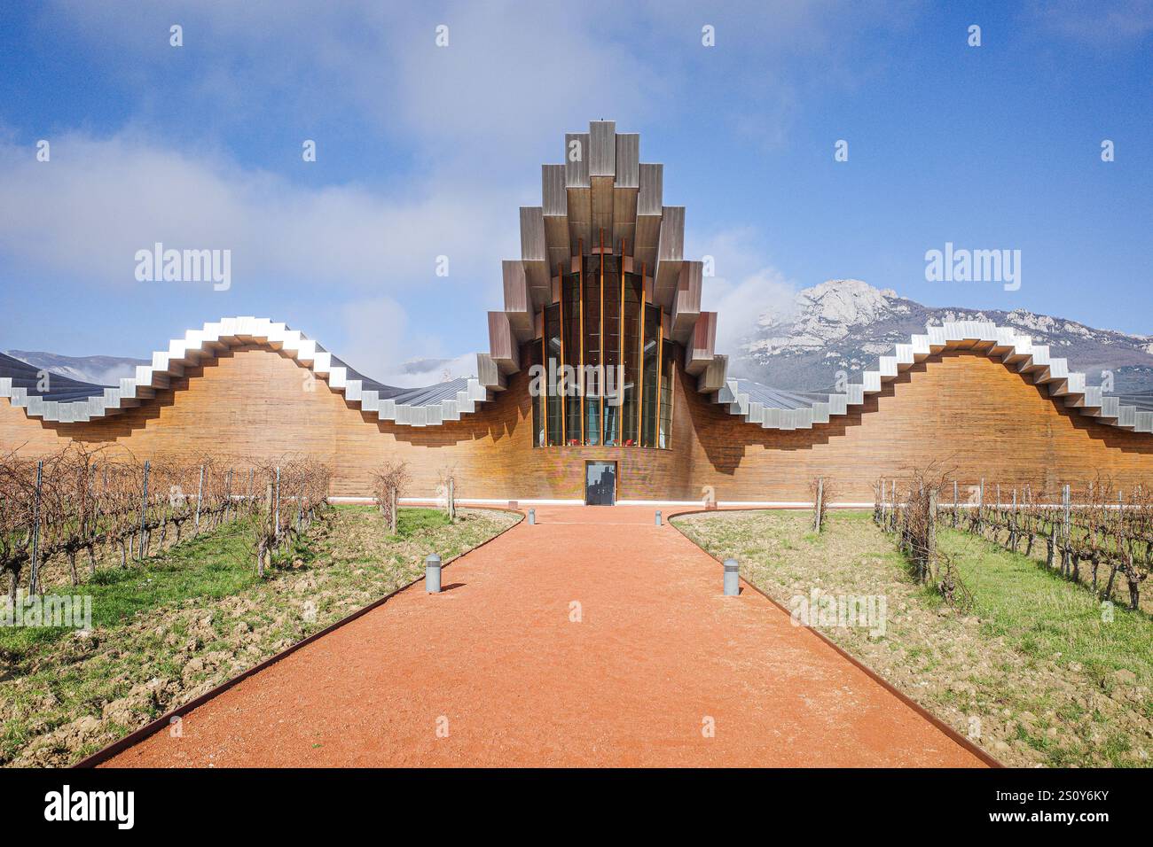 Laguardia, Spain - 28 Dec, 2024: Bodegas Ysios winery, designed by ...