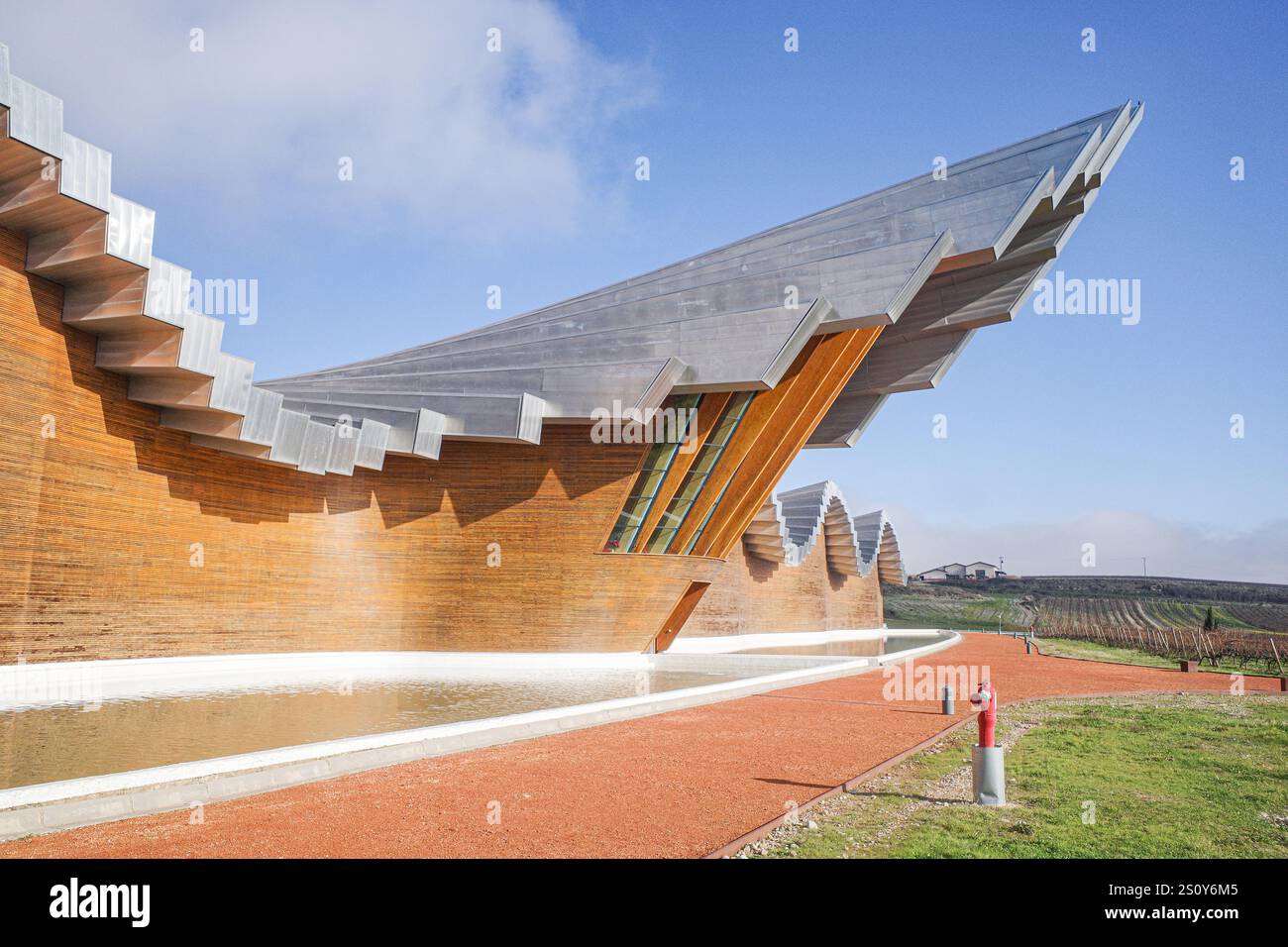 Laguardia, Spain - 28 Dec, 2024: Bodegas Ysios winery, designed by ...