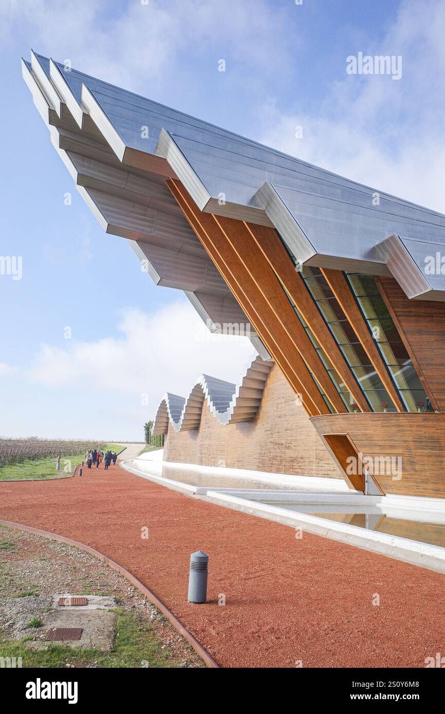 Laguardia, Spain - 28 Dec, 2024: Bodegas Ysios winery, designed by ...