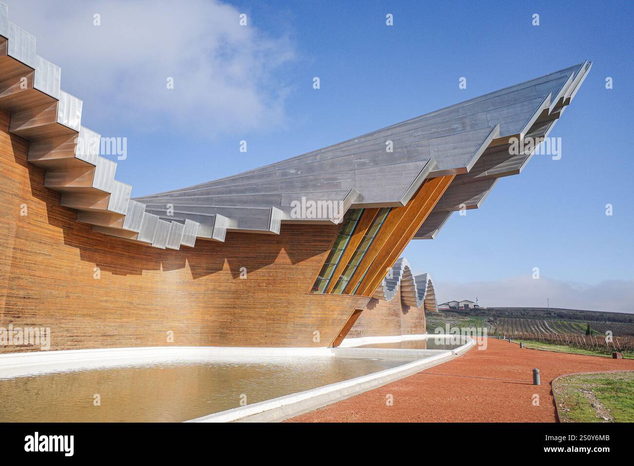 Laguardia, Spain - 28 Dec, 2024: Bodegas Ysios winery, designed by ...