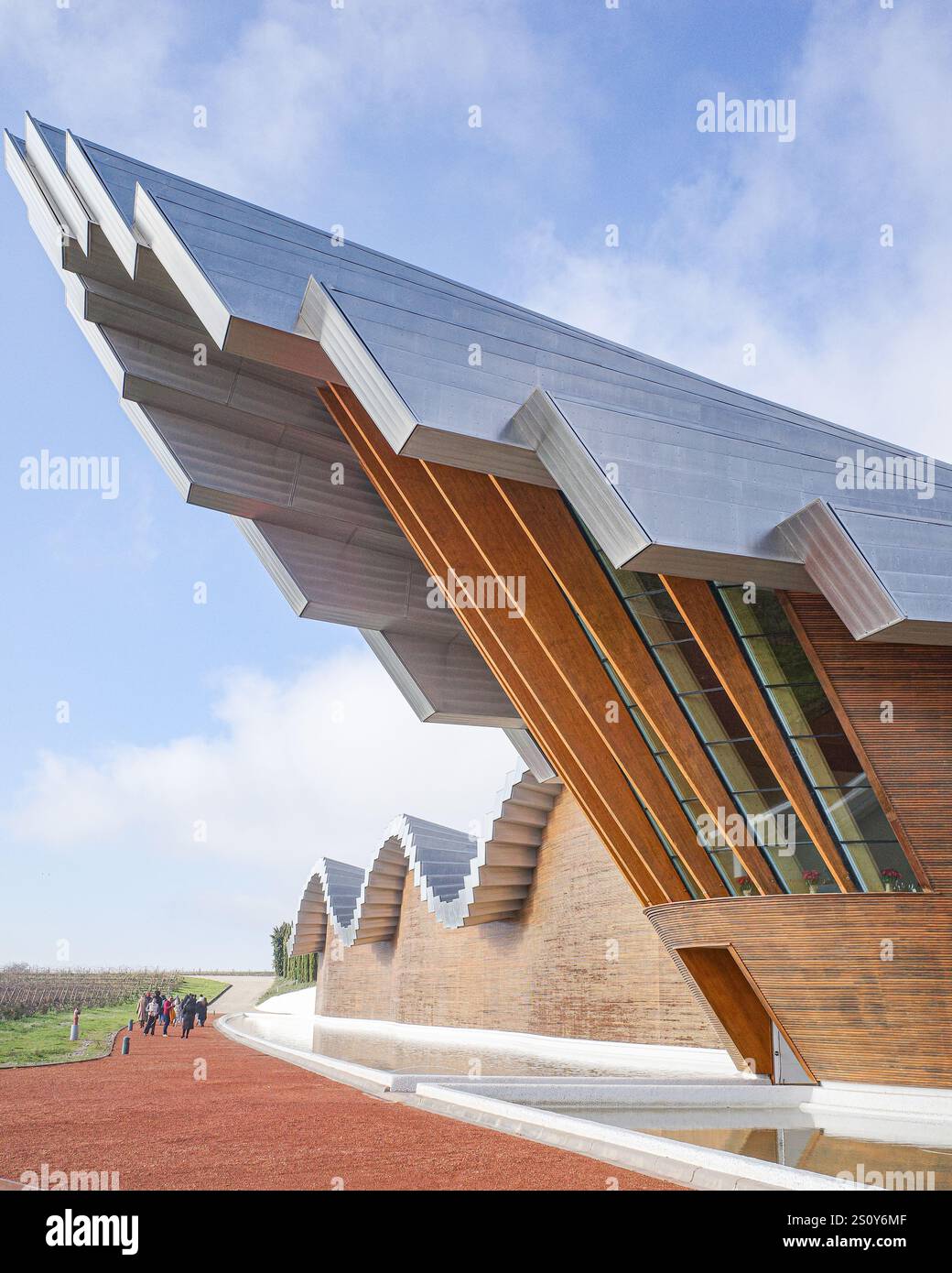 Laguardia, Spain - 28 Dec, 2024: Bodegas Ysios winery, designed by ...