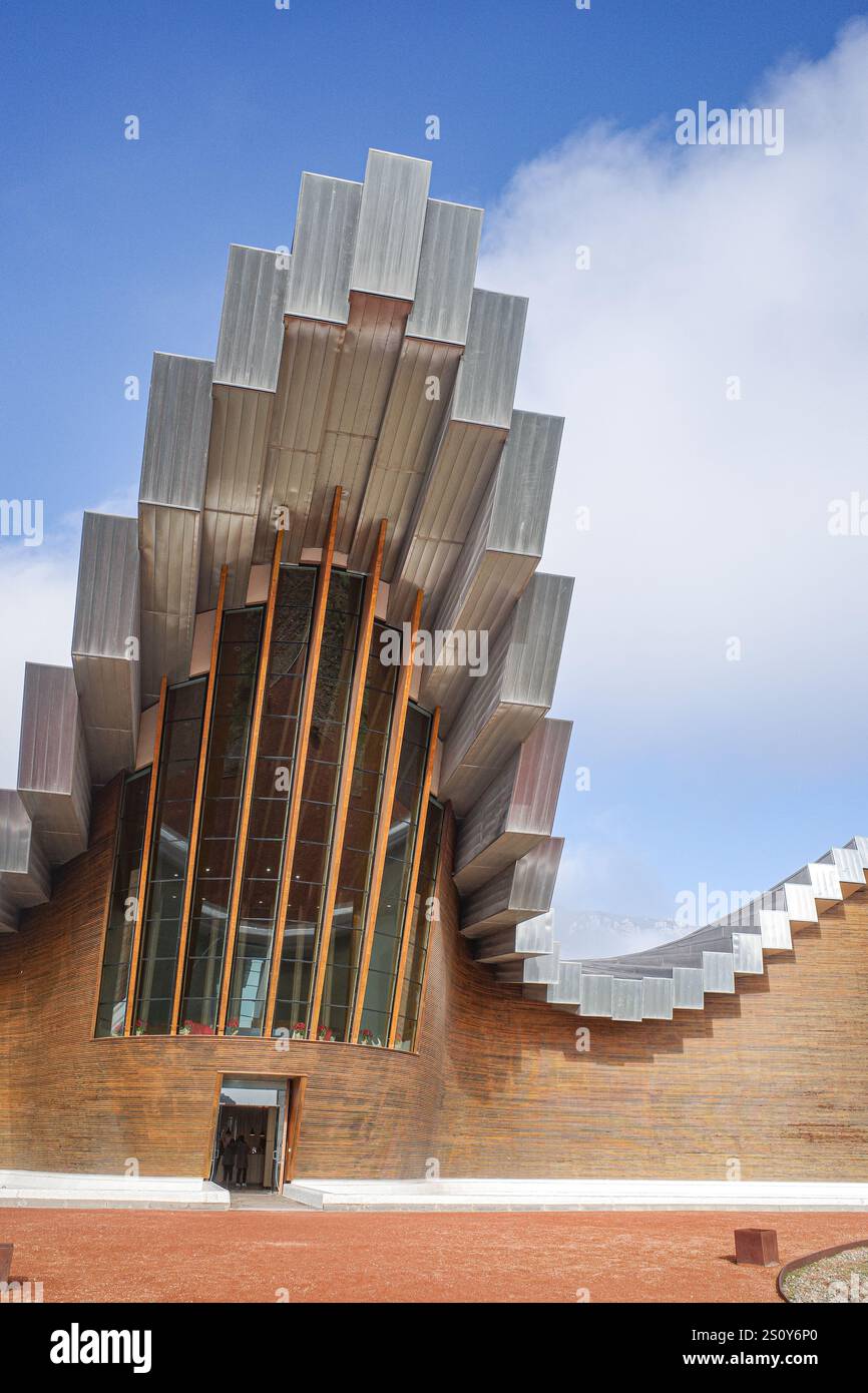 Laguardia, Spain - 28 Dec, 2024: Bodegas Ysios winery, designed by ...