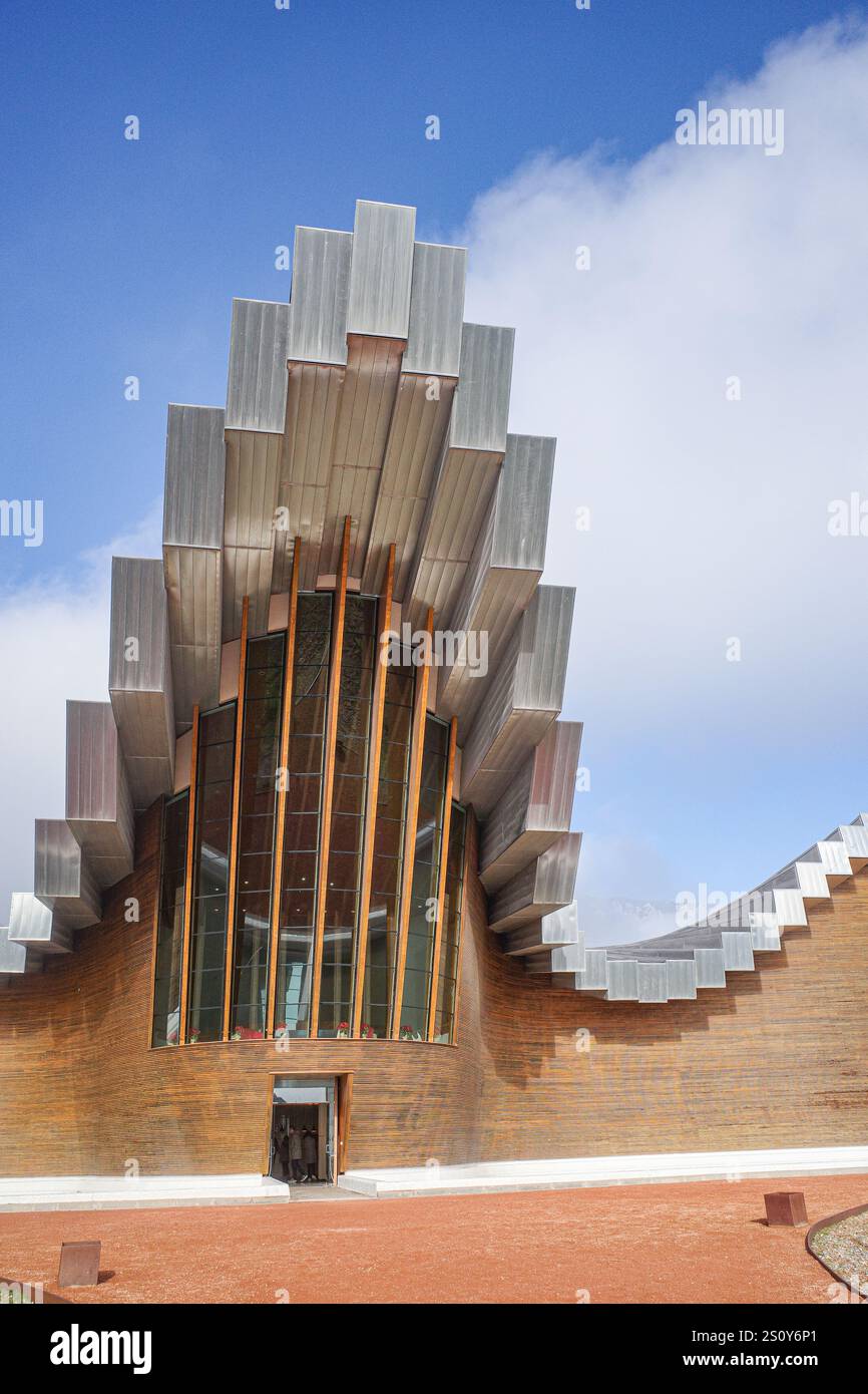 Laguardia, Spain - 28 Dec, 2024: Bodegas Ysios winery, designed by ...