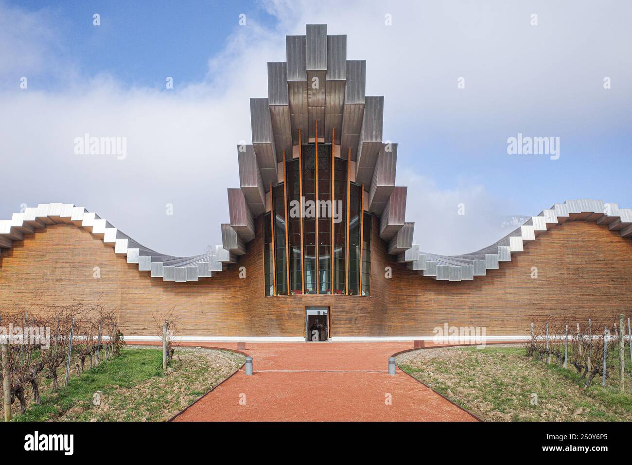 Laguardia, Spain - 28 Dec, 2024: Bodegas Ysios winery, designed by ...