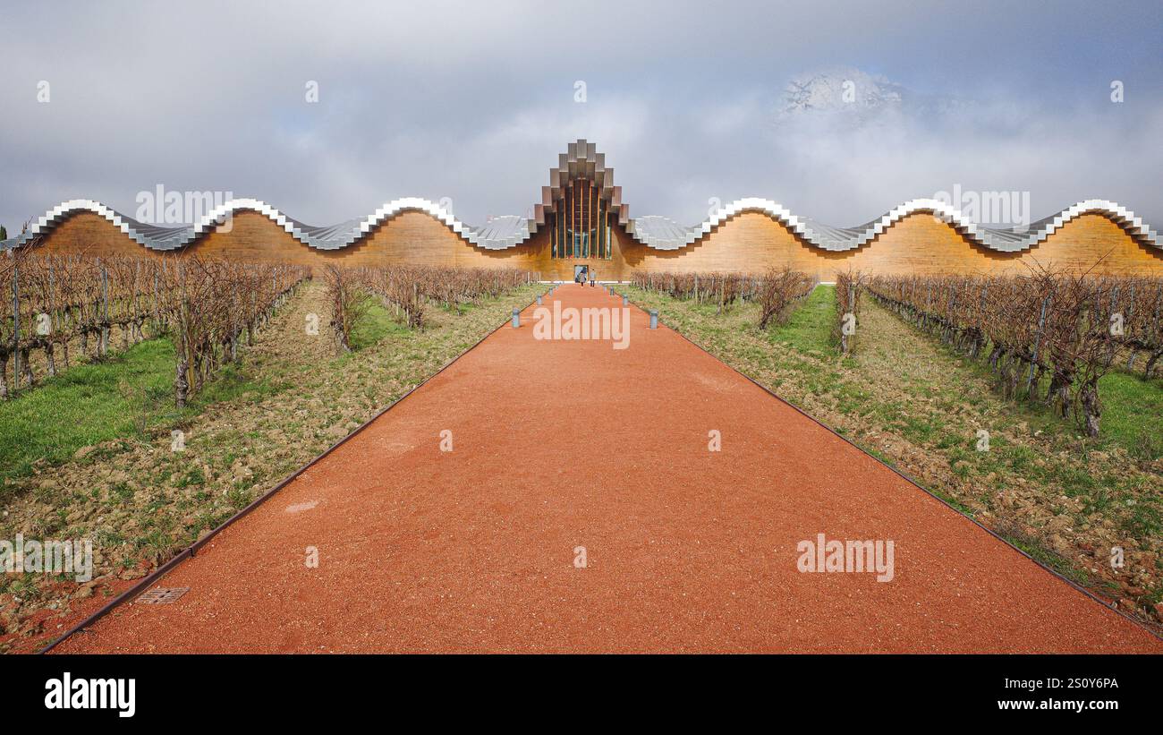 Laguardia, Spain - 28 Dec, 2024: Bodegas Ysios winery, designed by ...