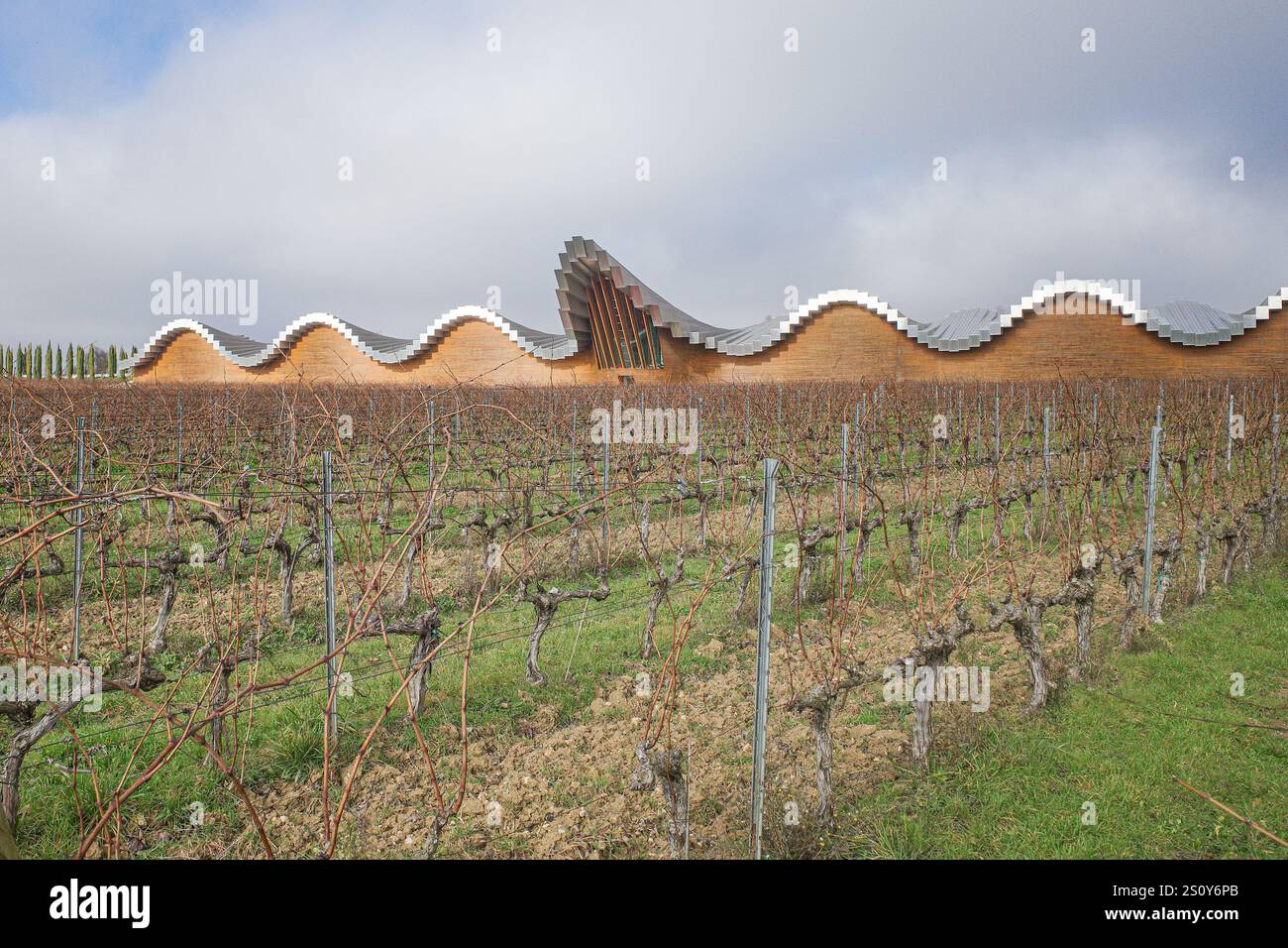 Laguardia, Spain - 28 Dec, 2024: Bodegas Ysios winery, designed by ...