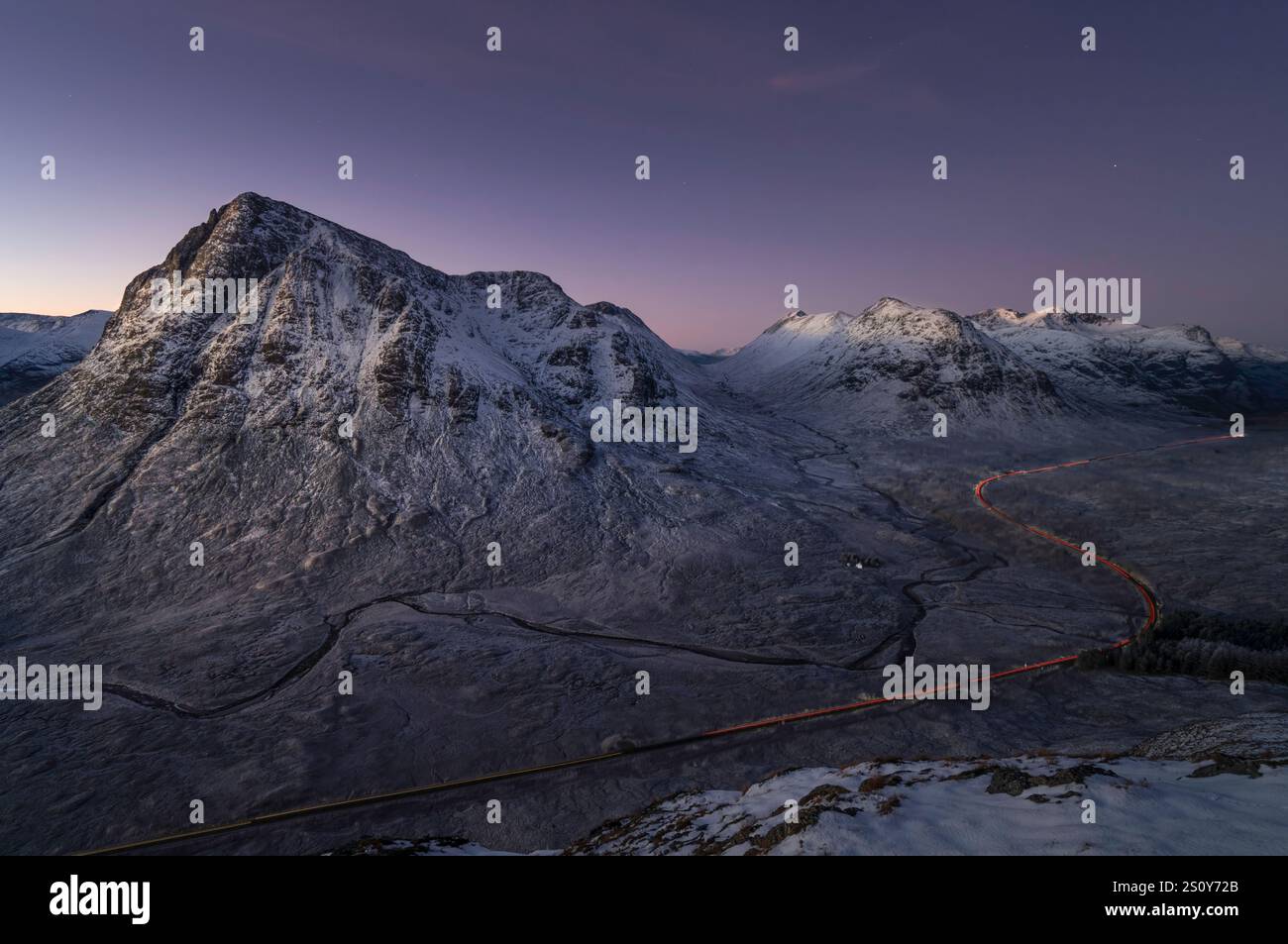 A view of the landscape known as Glencoe, Highlands, Scotland Stock ...