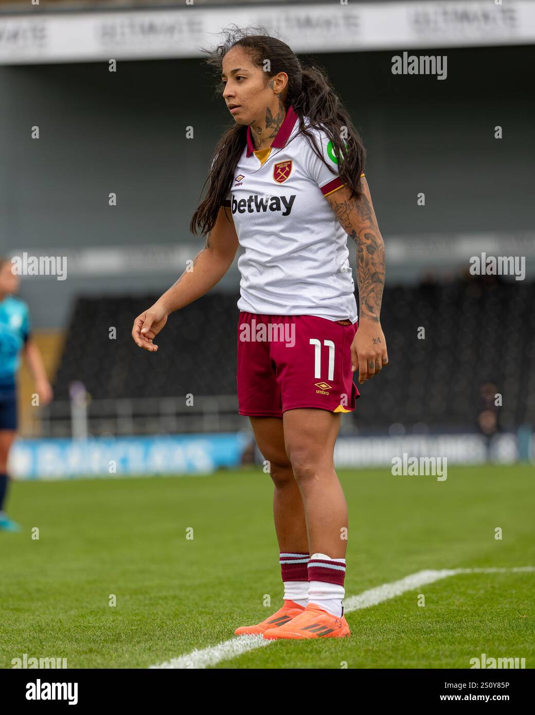 London City Lionesses against West Ham Utd Women in the Subway League ...