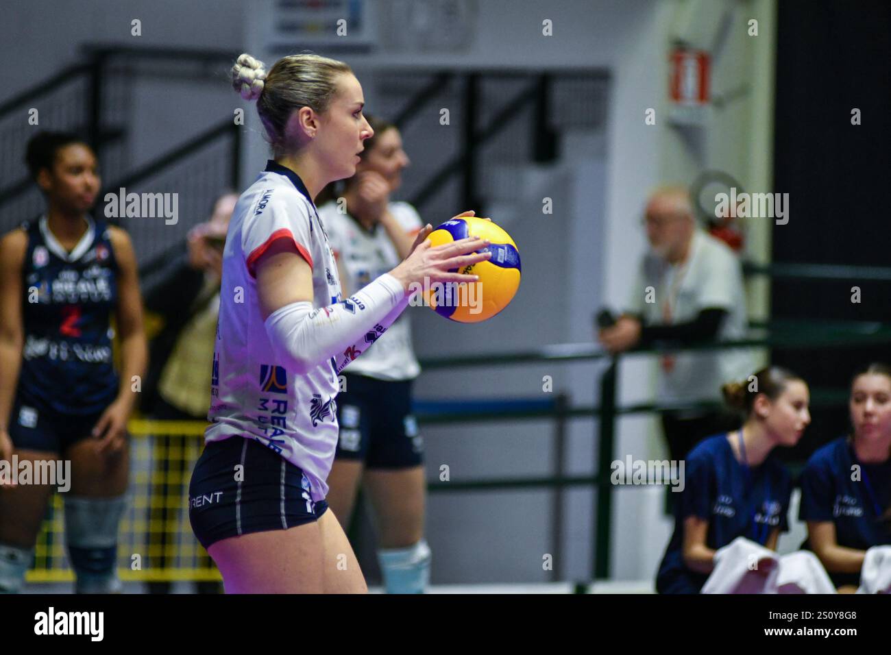 #17 Anna Gray of Chieri '76 in action during Coppa Italia Frecciarossa Serie A1 match between ...