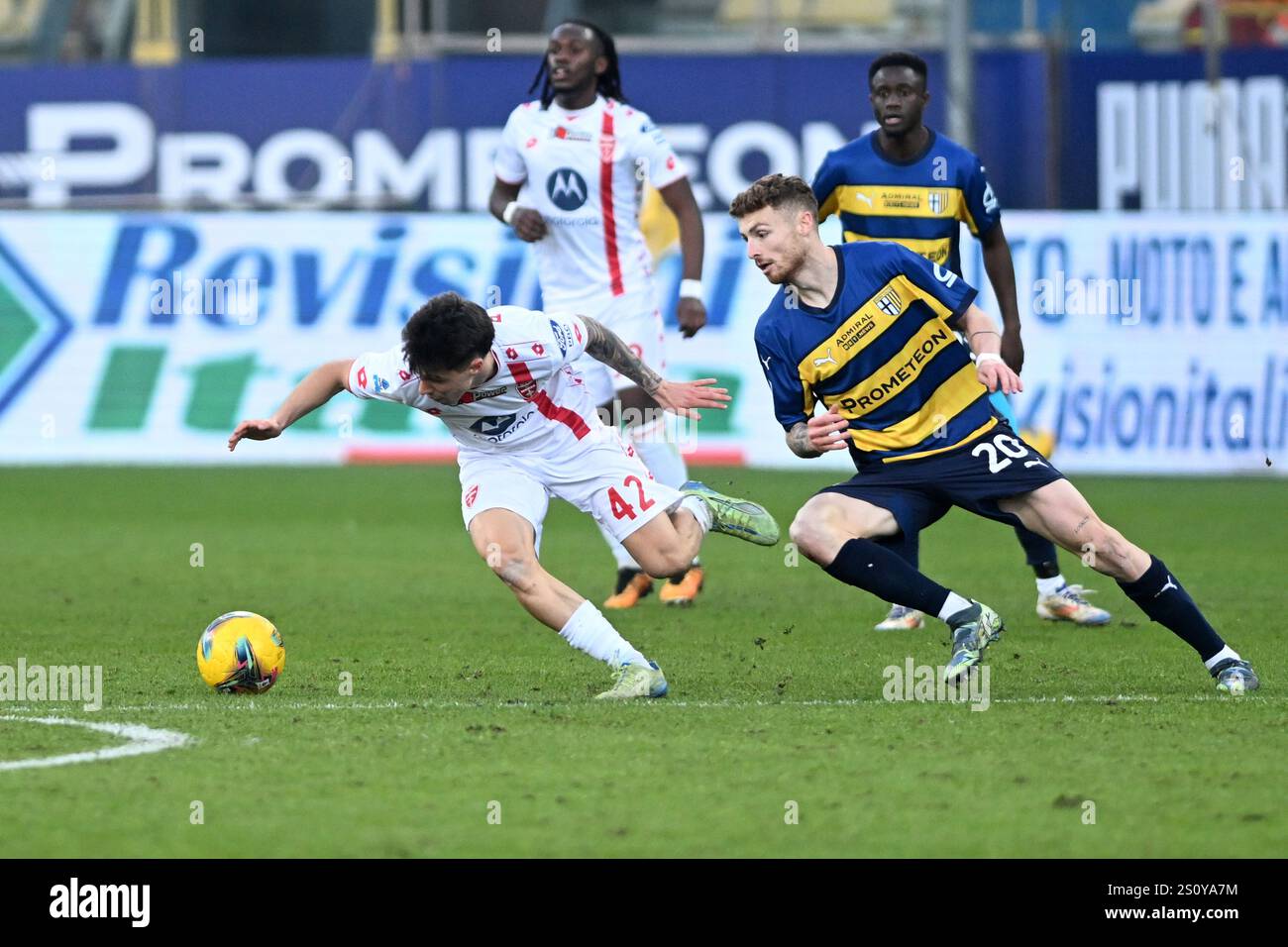 Parma, Italia. 28th Dec, 2024. AC Monza's Alessandro Bianco during ...
