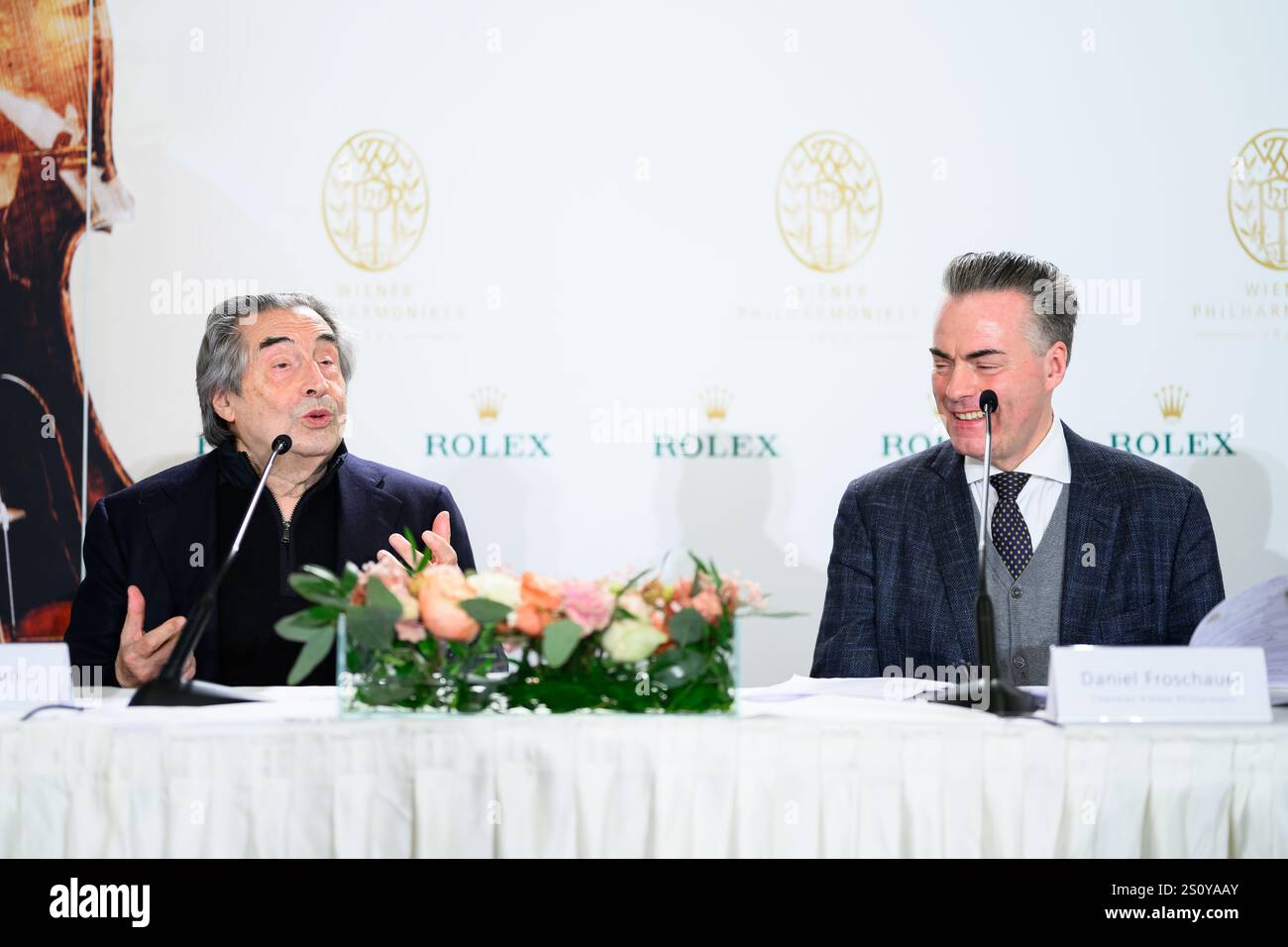 Press conference of the Vienna Philharmonic Orchestra on the topic of ...