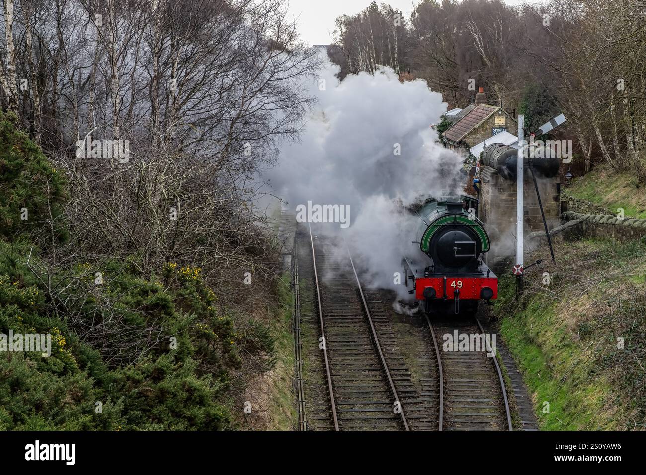 Steam at Tanfield Railway Stock Photo - Alamy