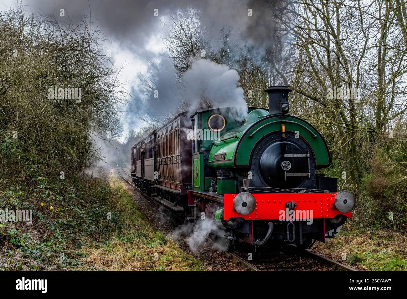Steam at Tanfield Railway Stock Photo - Alamy
