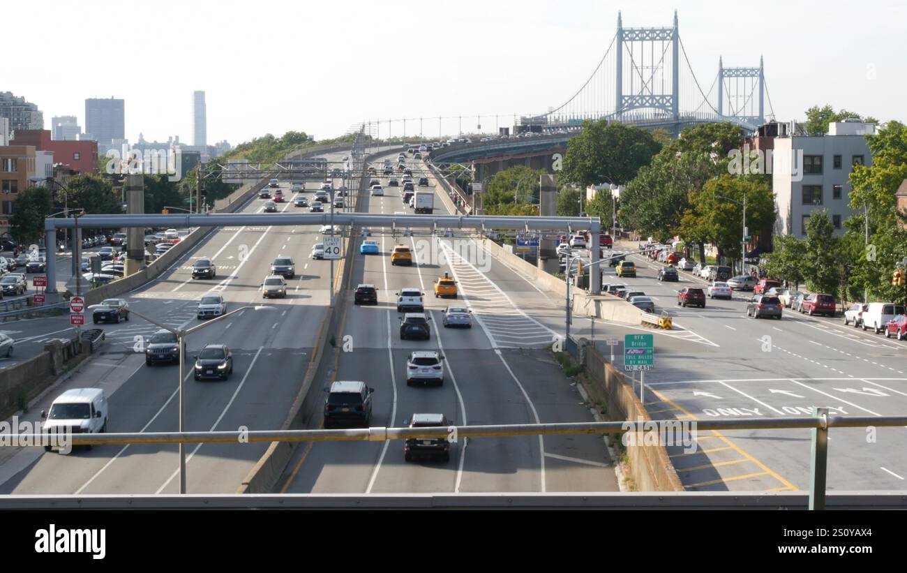 Triborough Bridge in Astoria, Robert F. Kennedy Bridge, New York City ...