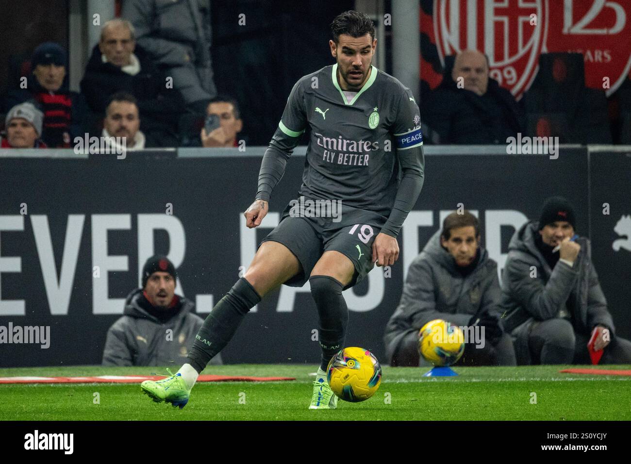 Milan december 29 2024, theo hernandez ac milan during serie A match Ac ...