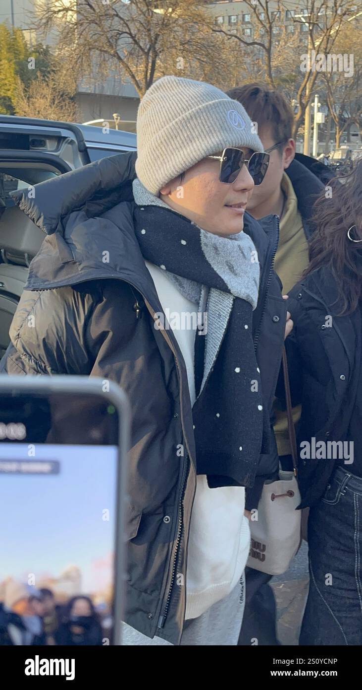 Chinese singer Chen Chusheng appears in Beijing, China, 27 December ...