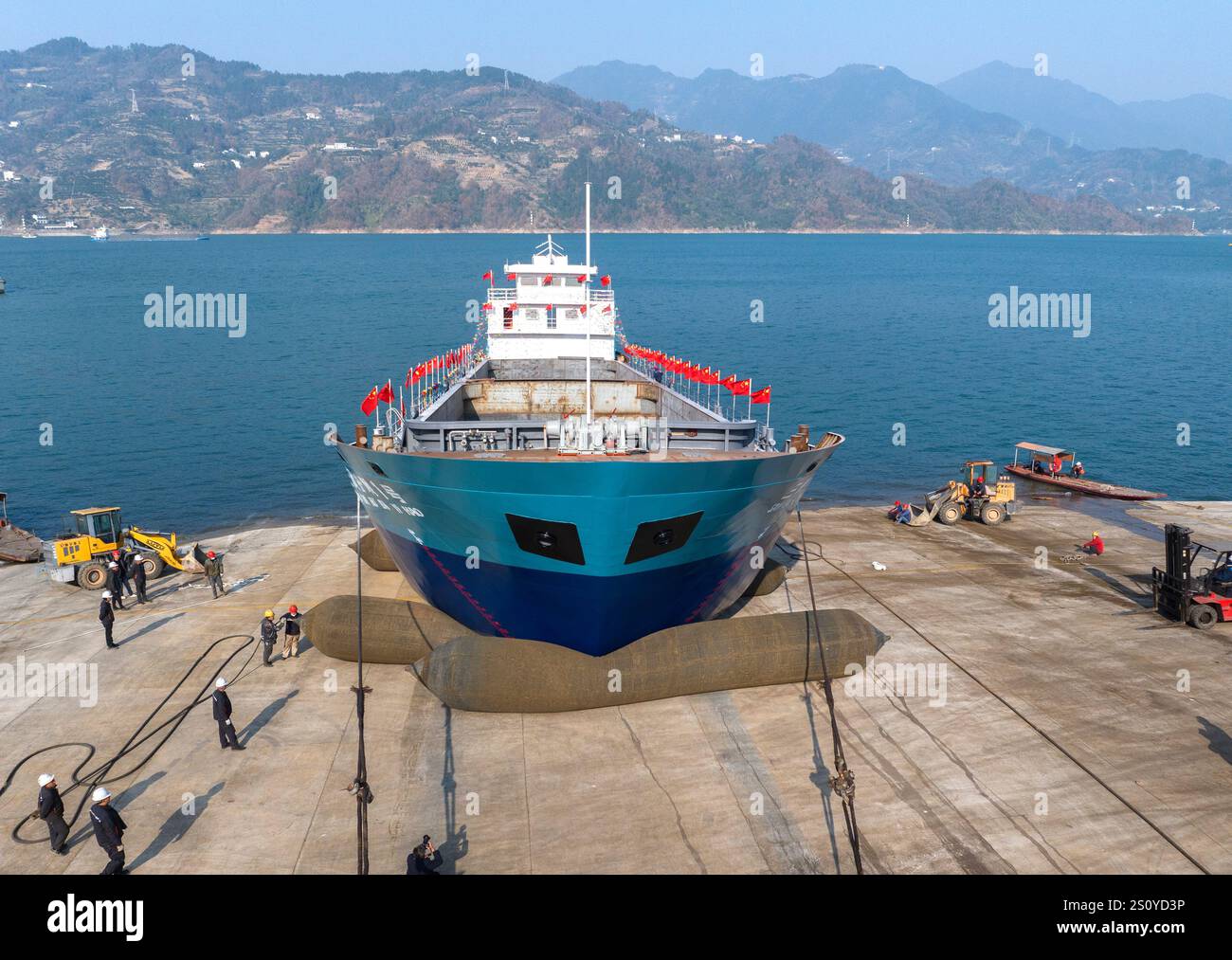YICHANG, CHINA - DECEMBER 30, 2024 - China's first pure electric clean ...