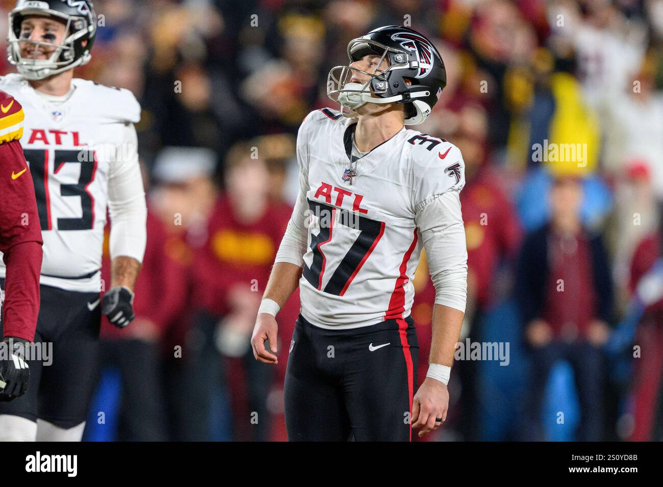 December 29th 2024: Atlanta Falcons place kicker Riley Patterson (37 ...