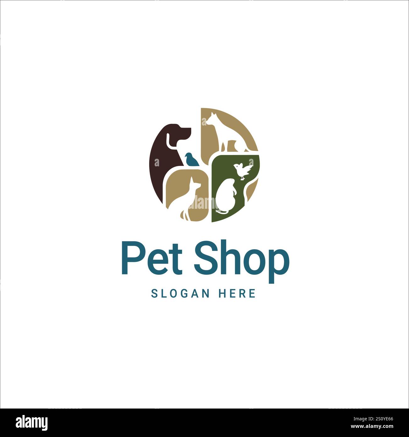 Eco friendly pet shop logo hi-res stock photography and images - Alamy