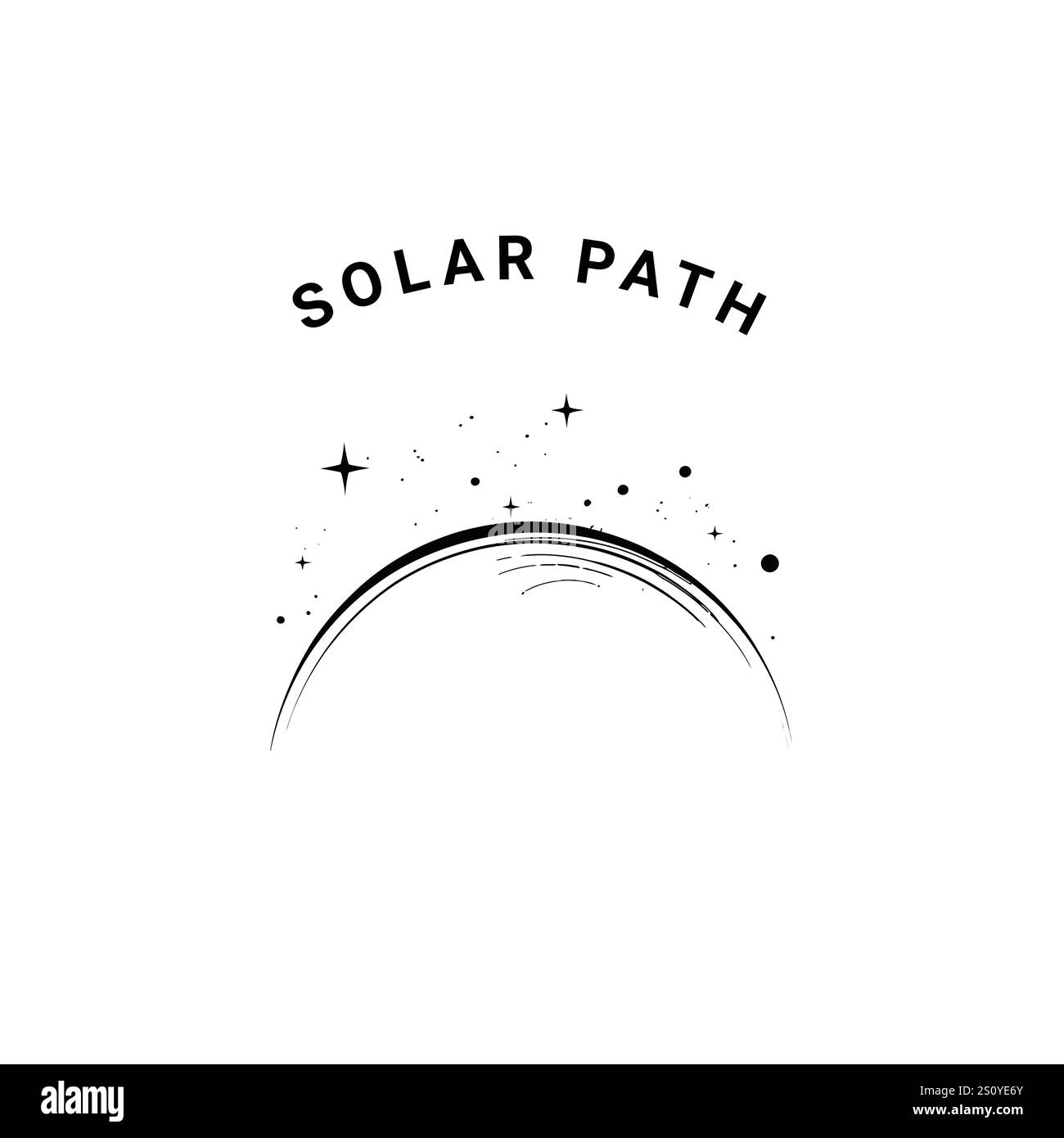 Solar pathway logo hi-res stock photography and images - Alamy