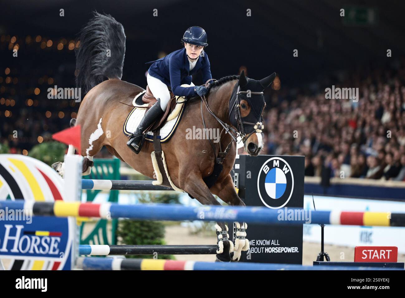 Deirdre Reilly of Ireland with Derryglen Othello during the Sport ...