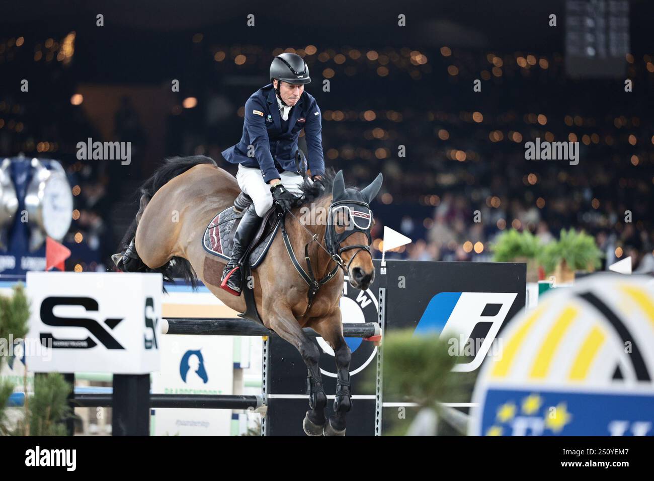 Hans-Dieter Dreher of Germany with Forpleasure du Moulin during the ...