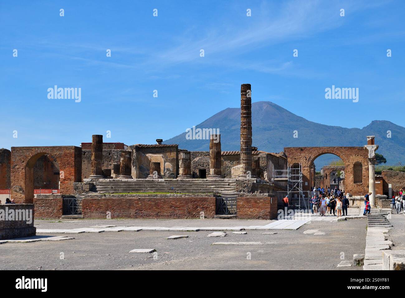 The Roman ruins of Pompeii Stock Photo - Alamy