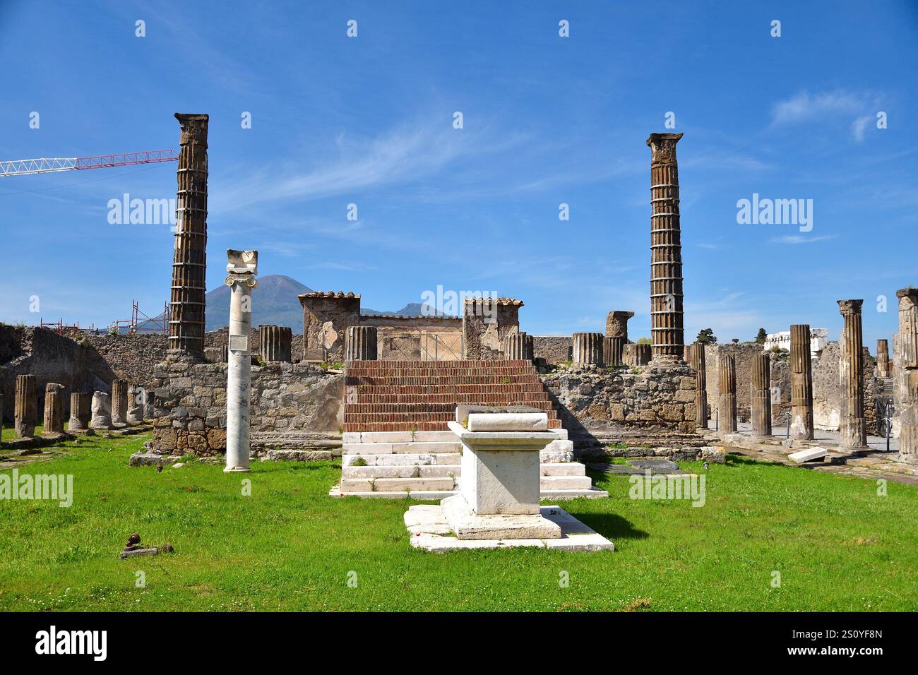 The Roman ruins of Pompeii Stock Photo - Alamy