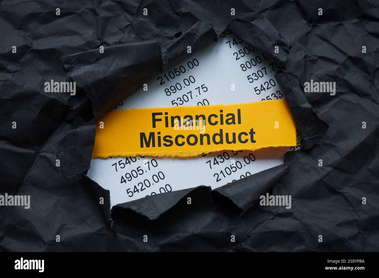 Financial misconduct note and accounting records. Fraud and auditing ...