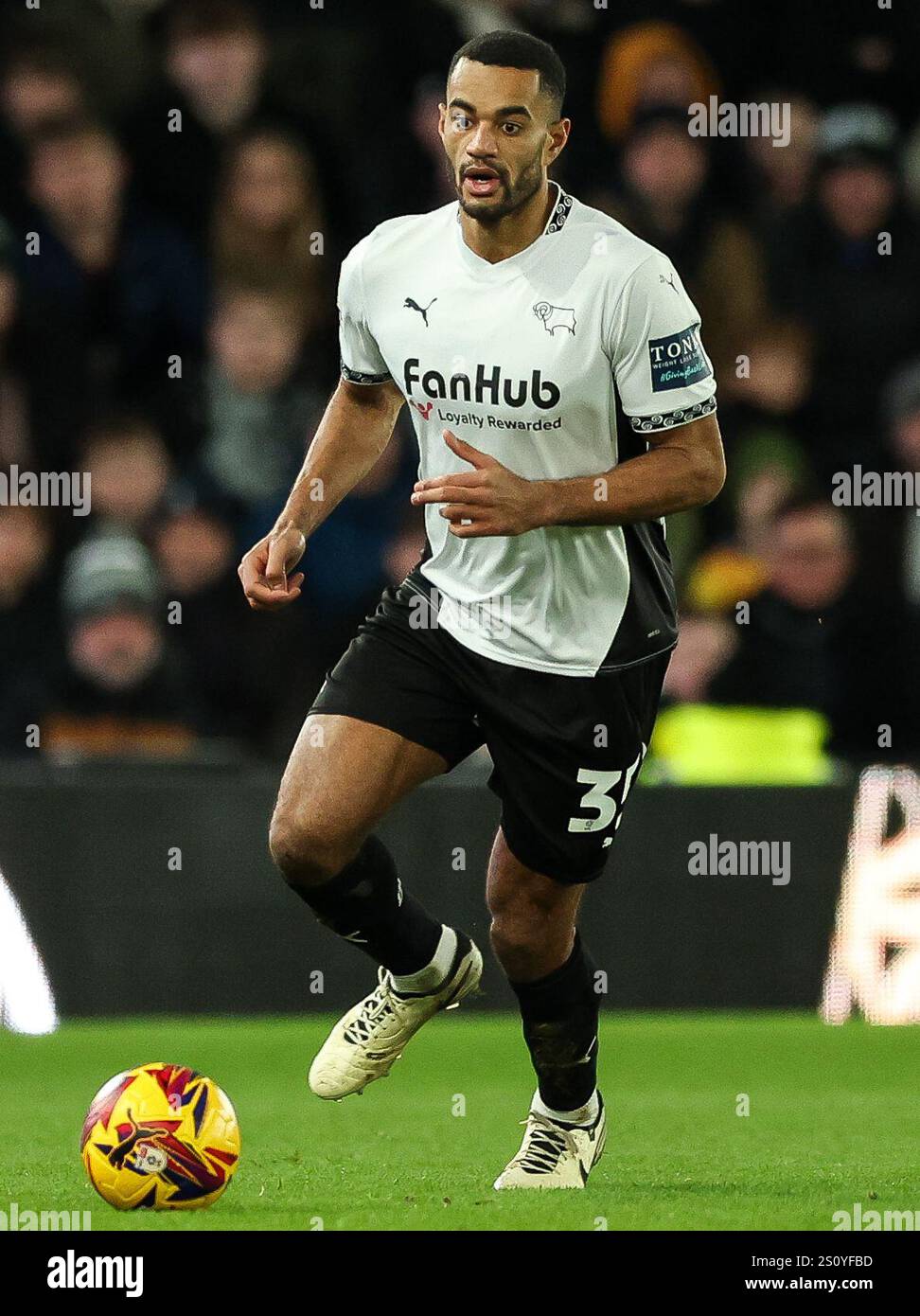 Derby County's Curtis Nelson during the Sky Bet Championship match at ...