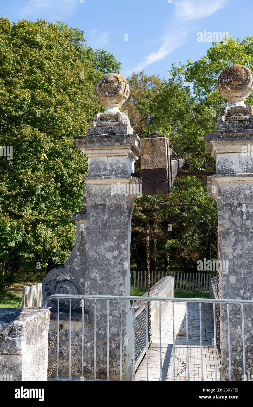 the Diane De Poitiers Garden of Chateau de Chenonceau Castle Stock ...