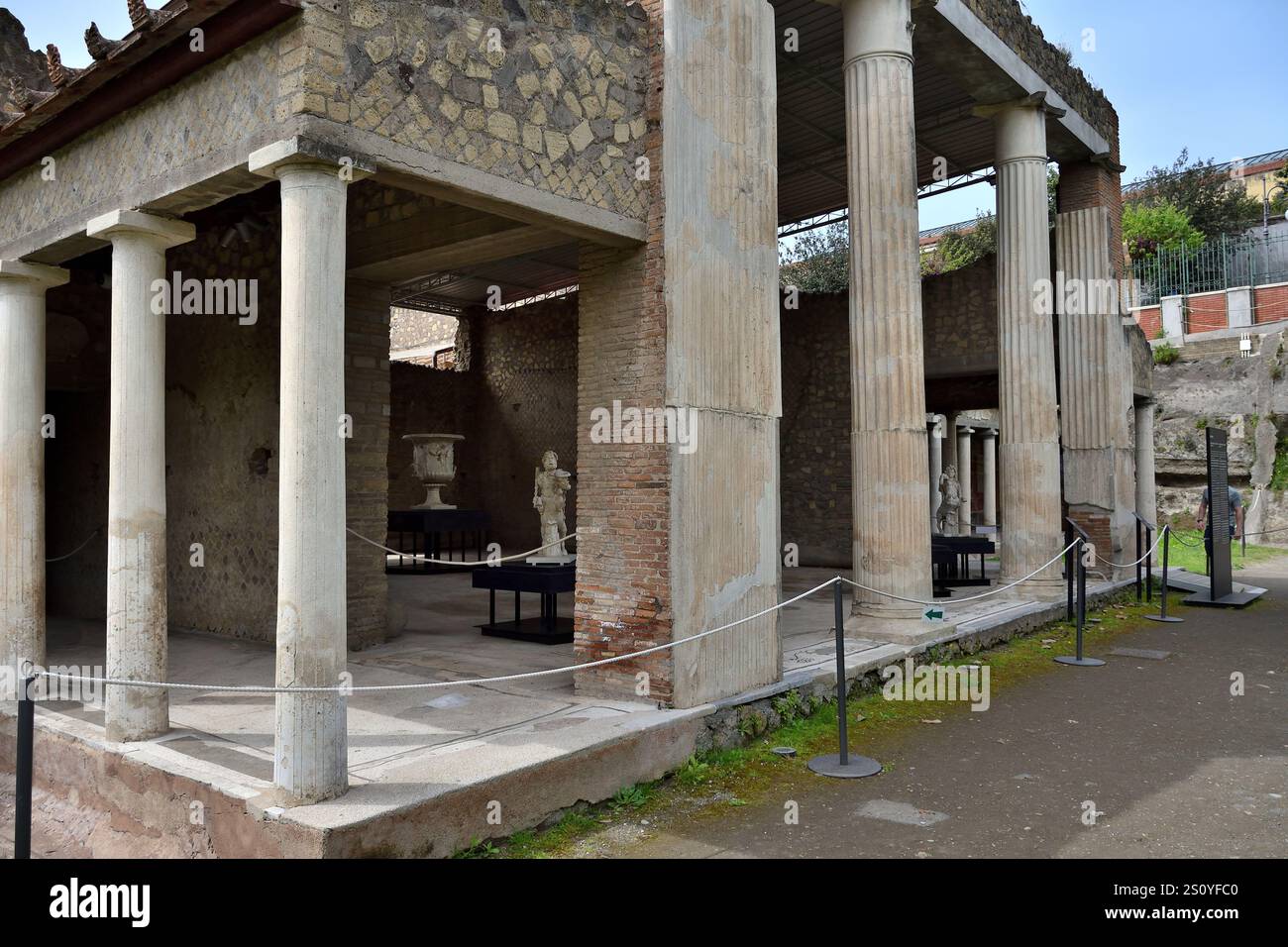 Torre Annunziata as the ancient Roman Oplontis Stock Photo - Alamy